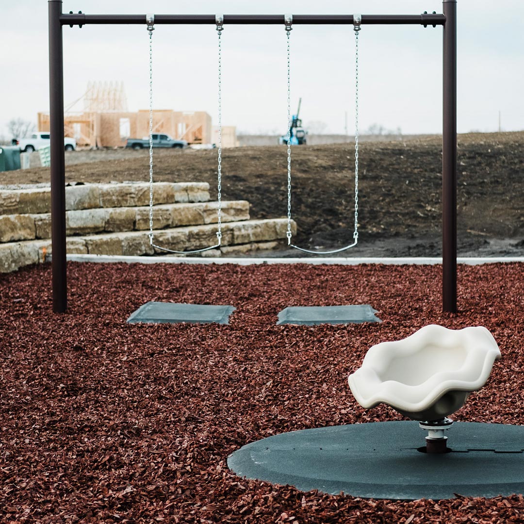 Rubber Playground Mats for Swings, Slides, & Spinners | Actively Play