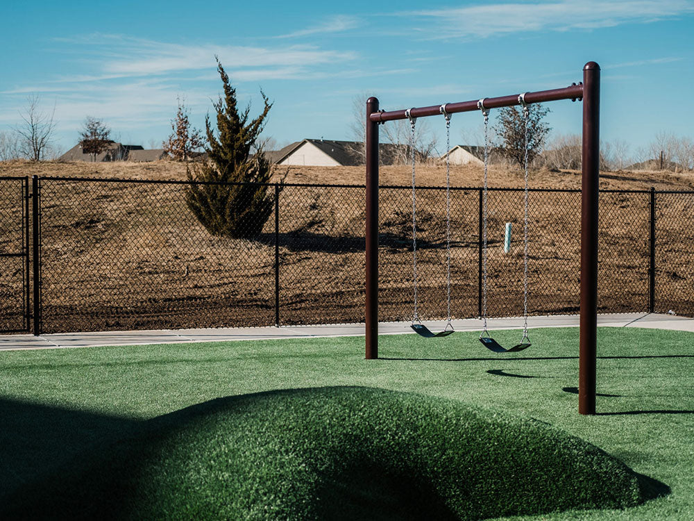 5" Single Post - Commercial Playground Swings - Actively Play