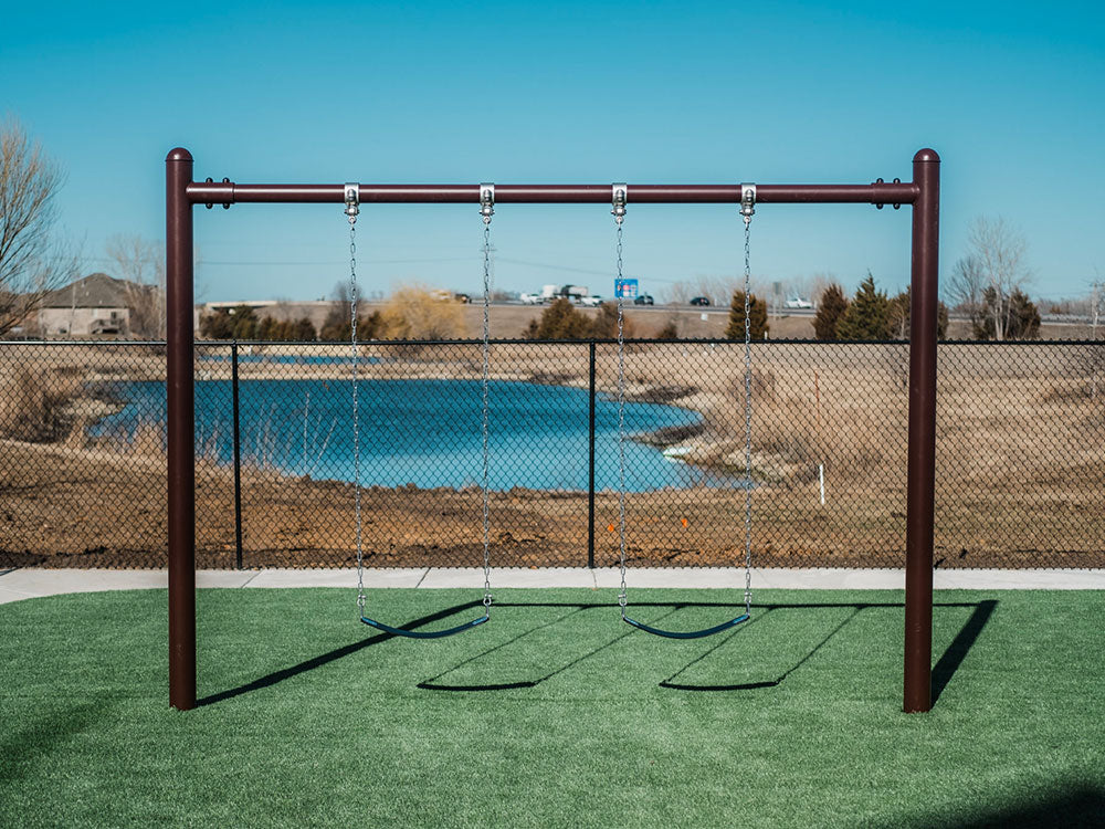5" Single Post - Commercial Playground Swings - Actively Play
