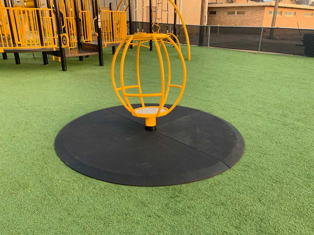 4' to 10' Playground Spinner Wear Mats - Actively Play