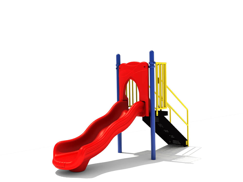 3' Free Standing Single Wave Slide - Actively Play